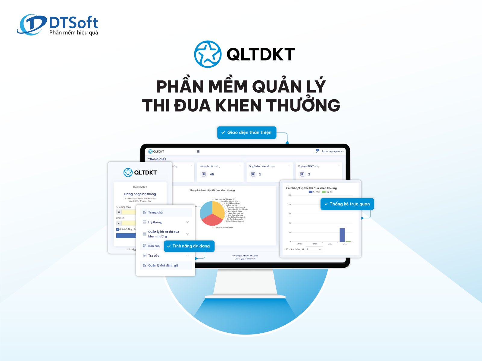 Phần mềm Quản lý thi đua khen thưởng